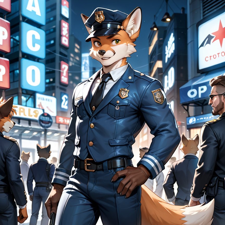 A young hot male fox | furry.ai