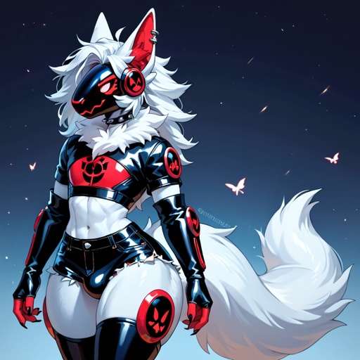A well made femboy character, a | furry.ai