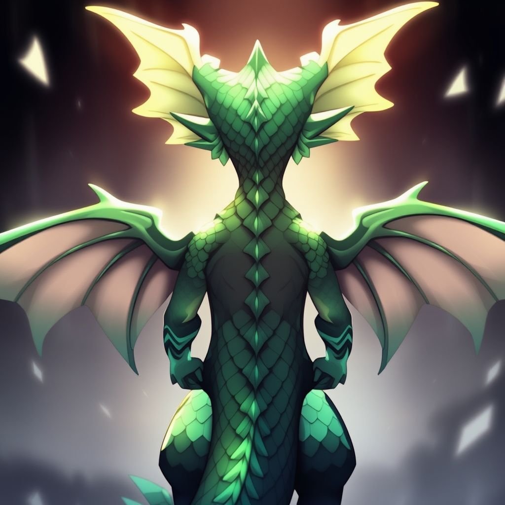 furry dragon with terrified face expression, | furry.ai