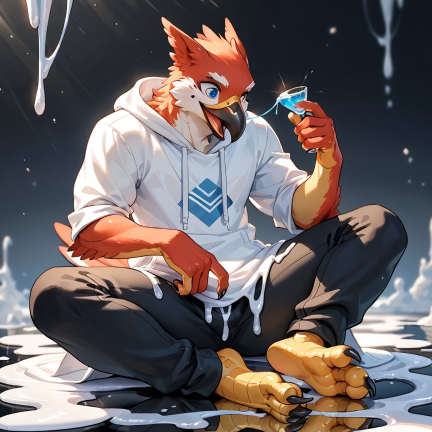 Anthro avian hawk Bird of prey | furry.ai