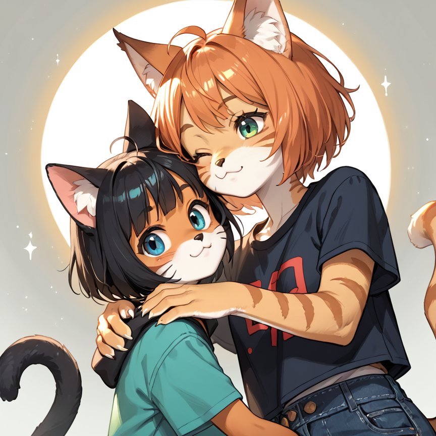 Kero – The Younger Sister Hair: Jet | furry.ai