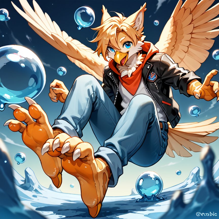 Anthro avian hawk Bird of prey | furry.ai