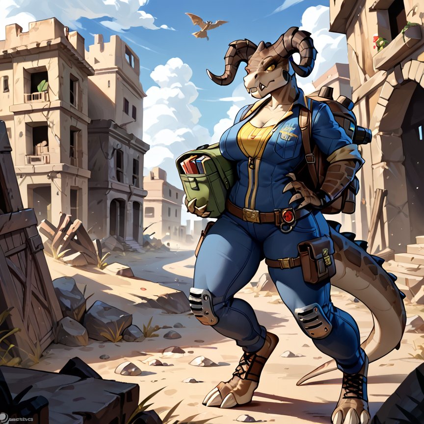 A well made anthropomorphic female Deathclaw. | furry.ai