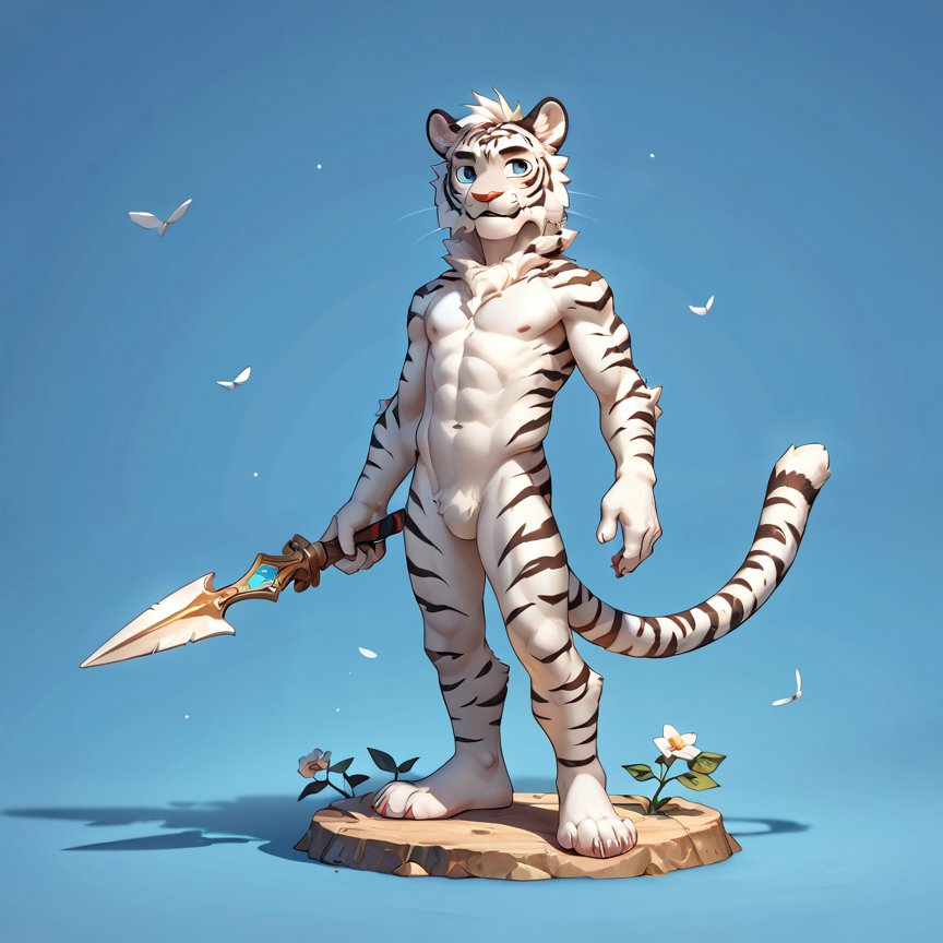 Character is a lithe young, male, | furry.ai