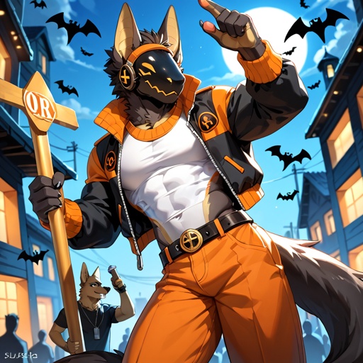 A very gay and muscular male | furry.ai