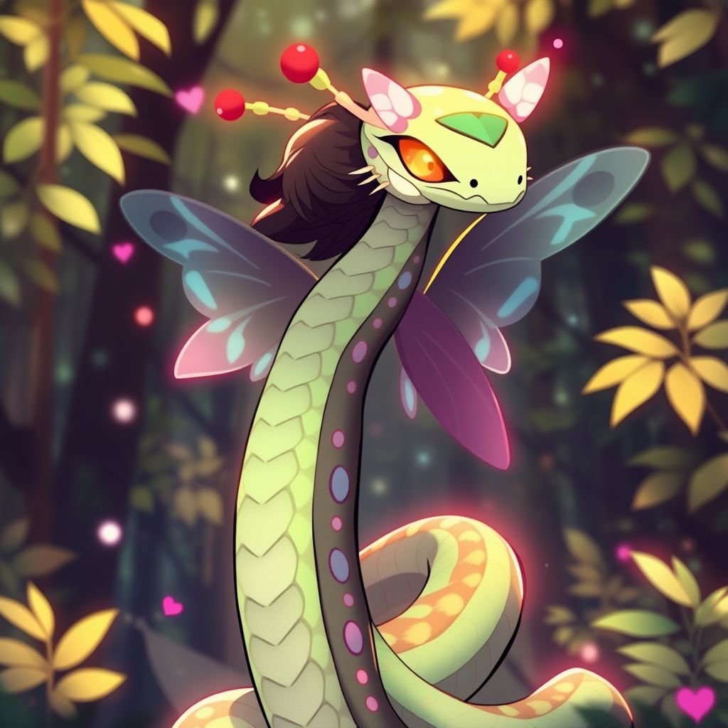 Cobra snake moth --niji 6 | furry.ai