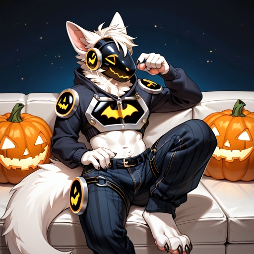 A Protogen boykisser. A well made | furry.ai