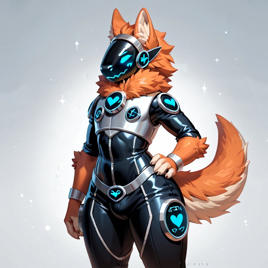 A femboy protogen, gorgeous, sassy, dreamy, | furry.ai