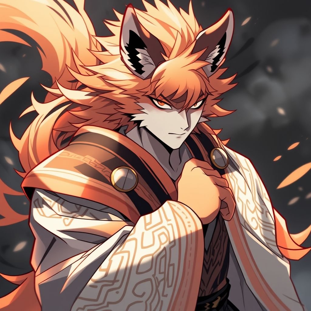 A male furry wolf from demon | furry.ai