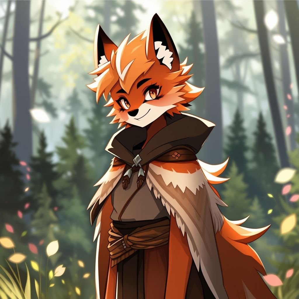 A wolf mix with a fox | furry.ai