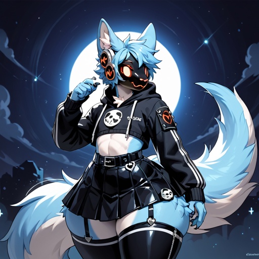 A well made femboy character, a | furry.ai
