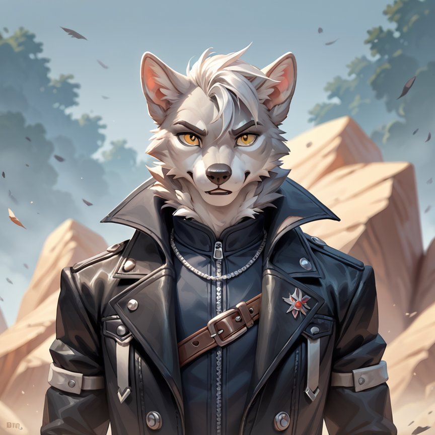 A merciless dark spiritual dire wolf | furry.ai