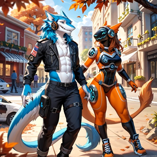 A well made design, Half protogen | furry.ai